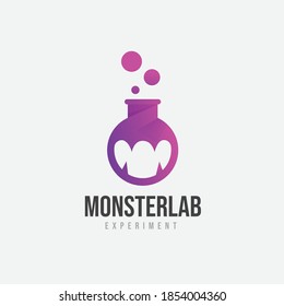 Glass Lab Mascot Character Logo Vector Stock Vector (Royalty Free ...