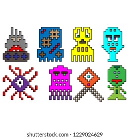 Monsters Robots Vector Illustration Stock Vector (Royalty Free ...