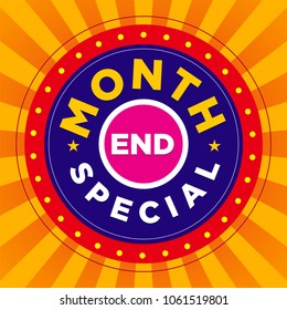 Month End Special 스톡 벡터(로열티 프리) 1061519801 | Shutterstock