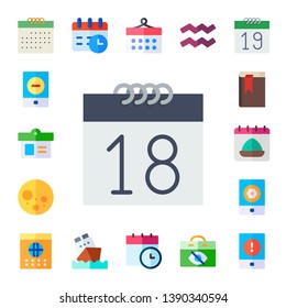 Month Icon Set 17 Flat Month Stock Vector (Royalty Free) 1390340594 ...