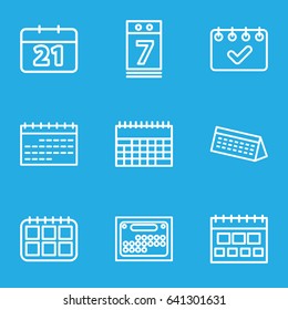 Month Icons Set Stock Vector (Royalty Free) 641301631 | Shutterstock