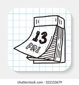 Monthly Calendar Doodle Drawing: เวกเตอร์สต็อก (ปลอดค่าลิขสิทธิ์ ...