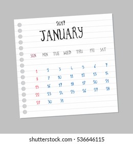 Months Dates Shown On January Calendar Stock Vector (Royalty Free ...