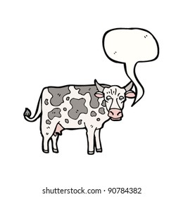 Mooing Cow Cartoon Stock Vector (Royalty Free) 90784382 | Shutterstock