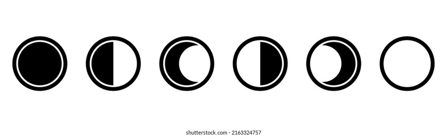 4,650 Moon glyphs Stock Vectors, Images & Vector Art | Shutterstock
