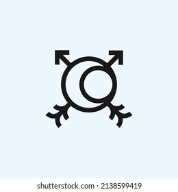 Moon Target Logo Moon Logo Stock Vector (Royalty Free) 2138599419 ...