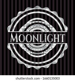 Moonlight Silver Shiny Emblem Vector Illustration Stock Vector (Royalty ...