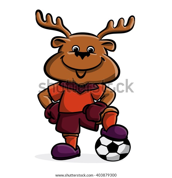 Moose Football Player Stock Vector (Royalty Free) 403879300 | Shutterstock