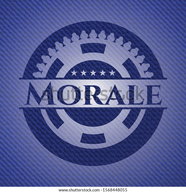 Morale Denim Background Vector Illustration Detailed Stock Vector ...