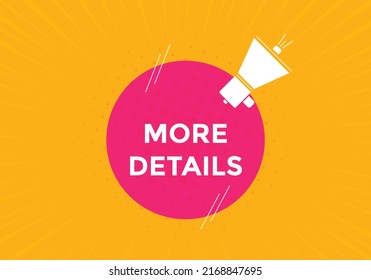 More Details Button More Details Text Stock Vector (Royalty Free ...