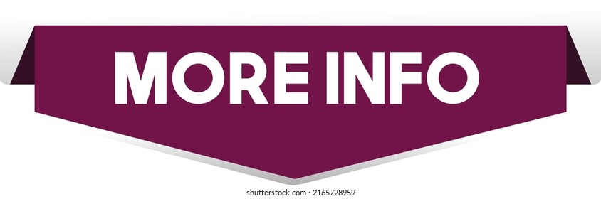 More Info Banner Vector Illustration Stock Vector (Royalty Free ...