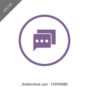 More Say Chat Icon Stock Vector (Royalty Free) 719939080 | Shutterstock