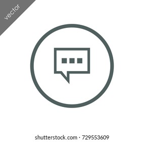 More Say Chat Icon Stock Vector (Royalty Free) 729553609 | Shutterstock