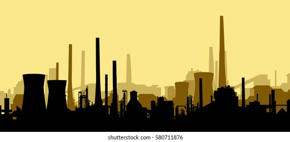 Industry Morning Vector Stock Vector (Royalty Free) 341770658 ...