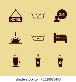Morning Icon Morning Vector Icons Set Stock Vector (Royalty Free ...