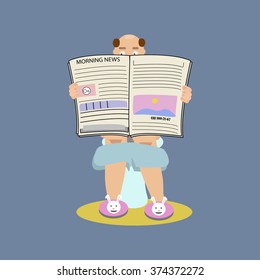 Morning Ritual Stock Vector (Royalty Free) 374372272 | Shutterstock