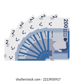 Moroccan Dirham Vector Illustration Morocco Ceuta Stock Vector (Royalty ...