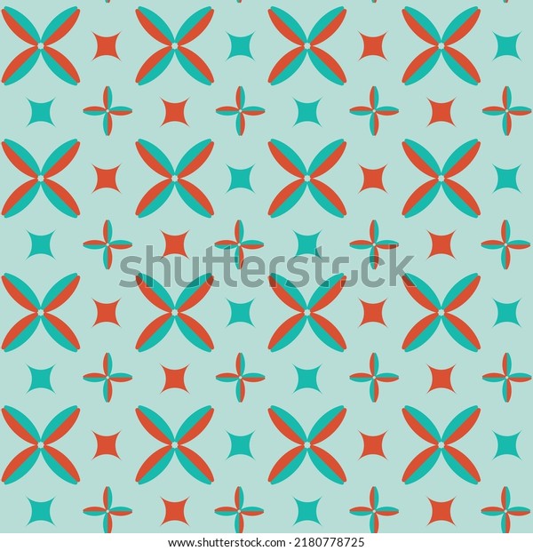 Moroccan Tile Style Geometric Shapes Florals Stock Vector (Royalty Free ...