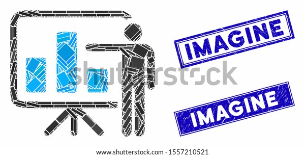 Mosaic Bar Chart Presentation Icon Rectangle Stock Vector (Royalty Free) 1557210521 | Shutterstock