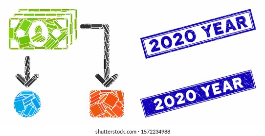 Mosaic Payment Diagram Icon Rectangular 2020 Stock Vector (Royalty Free ...