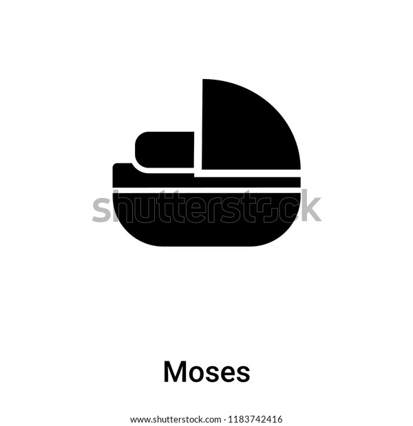 Moses Icon Vector Isolated On White Stock Vector (Royalty Free ...