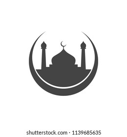 Mosque Logo Vector Islamic Icon Stock Vector (Royalty Free) 1139685635 ...