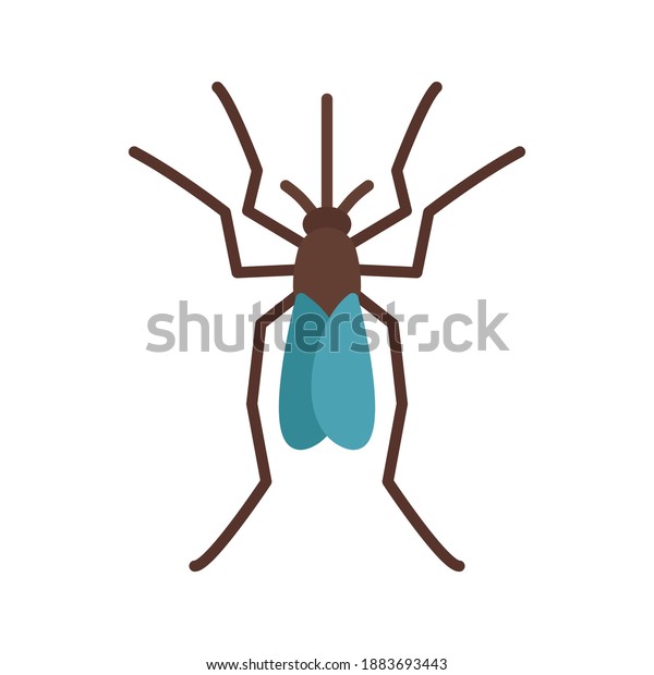 Mosquito Icon Midge Sign Vector Illustration Stock Vector (Royalty Free ...