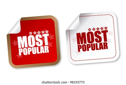 Most Popular Stickers Stock Illustration 99286607 | Shutterstock