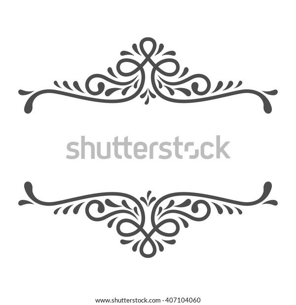 Motif Vintage Logo Vector Stock Vector (Royalty Free) 407104060