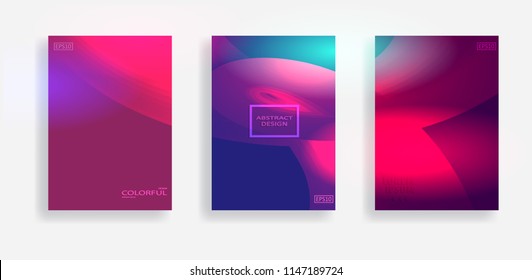Motion Cover Set Stock Vector Background Stock Vector (Royalty Free ...