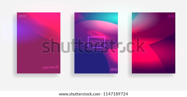 Motion Cover Set Stock Vector Background Stock Vector (Royalty Free ...