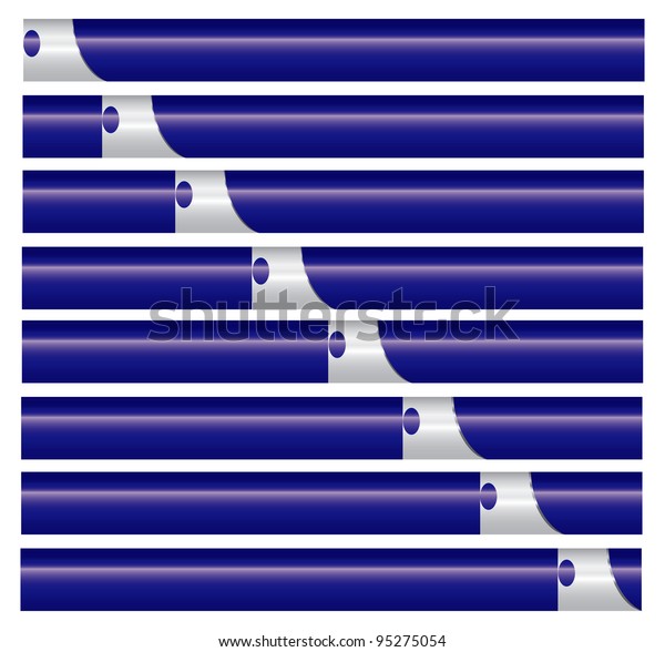 Motion Cylinder Information Labels Used Design Stock Vector (Royalty ...