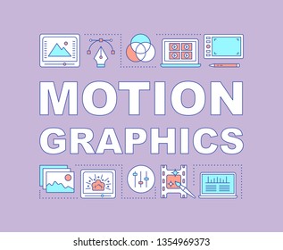 Motion Graphics Word Concepts Banner Visual Stock Vector (Royalty Free ...