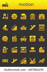 Motion Icon Set 26 Filled Motion Stock Vector (Royalty Free) 1697856190 ...