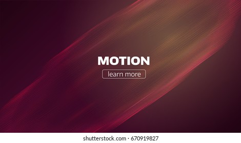 Motion Lines Background Minimal Wave Flow Stock Vector (Royalty Free ...