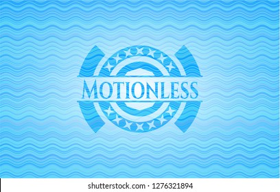 Motionless Light Blue Water Style Badge Stock Vector (Royalty Free ...