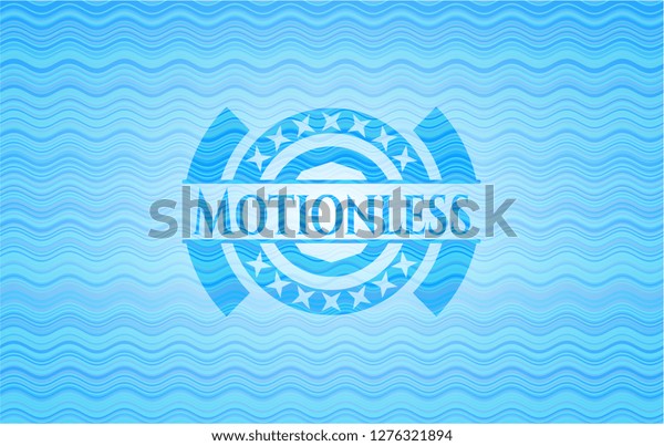 Motionless Light Blue Water Style Badge Stock Vector (Royalty Free ...
