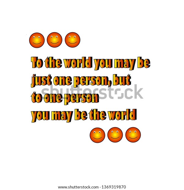 Motivating Phrase Smiley Vector Template: vector de stock (libre de ...