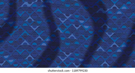 Motley Pattern Blue Background Diversity Tones Stock Vector (Royalty ...