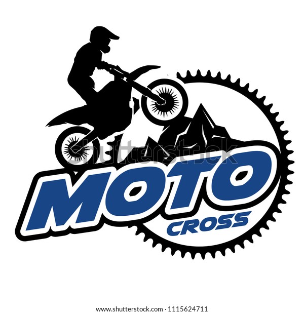 Moto Cross Logo Designs Stock Vector (Royalty Free) 1115624711