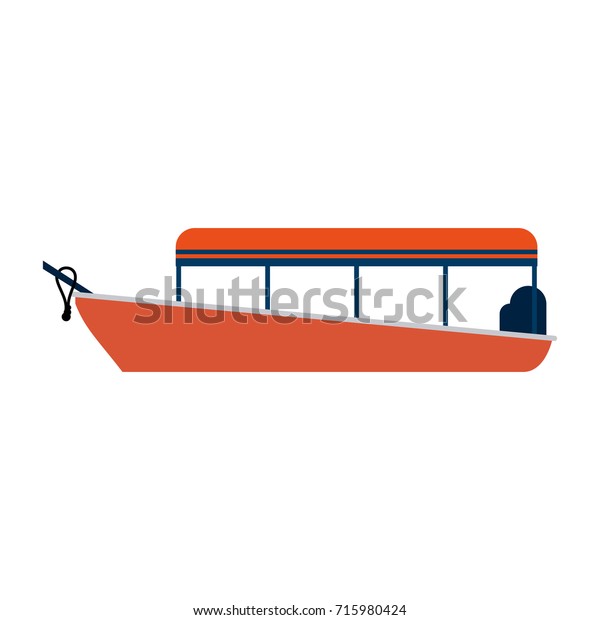 Motor Boat Icon Image Stock Vector (Royalty Free) 715980424 | Shutterstock