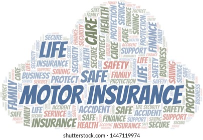 Motor Insurance Word Cloud Vector Made: เวกเตอร์สต็อก (ปลอดค่าลิขสิทธิ์ ...