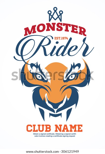 Motor Logo Graphic Design Logo Sticker Stock Vector (Royalty Free ...