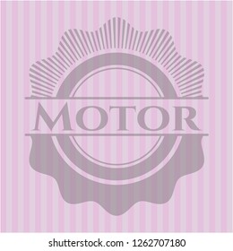 Motor Pink Emblem Stock Vector (Royalty Free) 1262707180 | Shutterstock