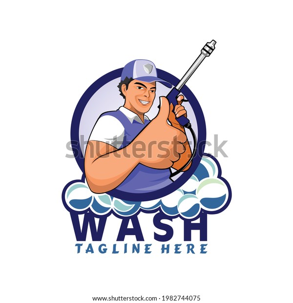 Motorcycle Car Wash Logo Design Inspiration: เวกเตอร์สต็อก (ปลอดค่า ...