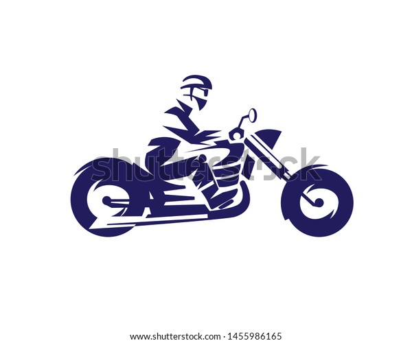 Motorcycle Custom Bike Vector: vector de stock (libre de regalías ...