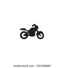 Motorcycle Flat Icon Illustration Vector Stock Vector (Royalty Free ...