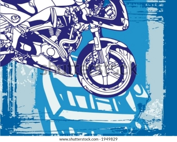 Motorcycle Grunge Background Series Stock Vector (Royalty Free) 1949829 ...