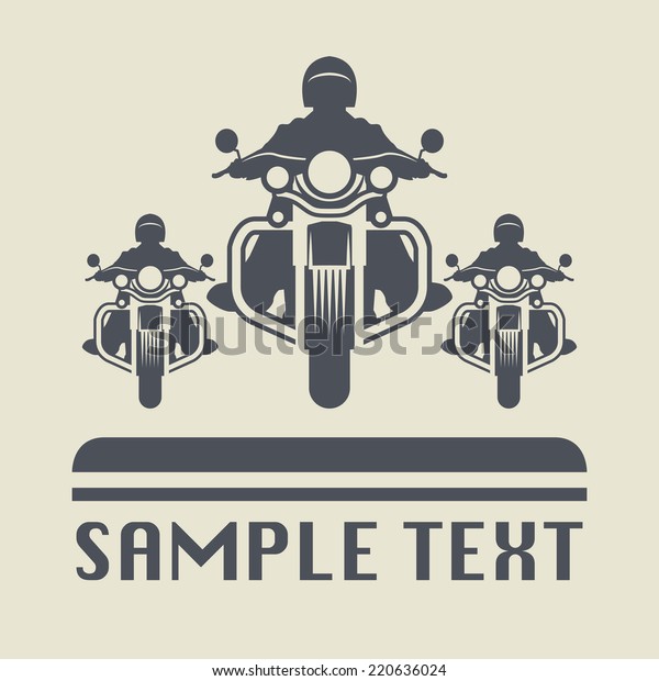 Motorcycle Icon Sign Vector Illustration Stock Vector (Royalty Free ...