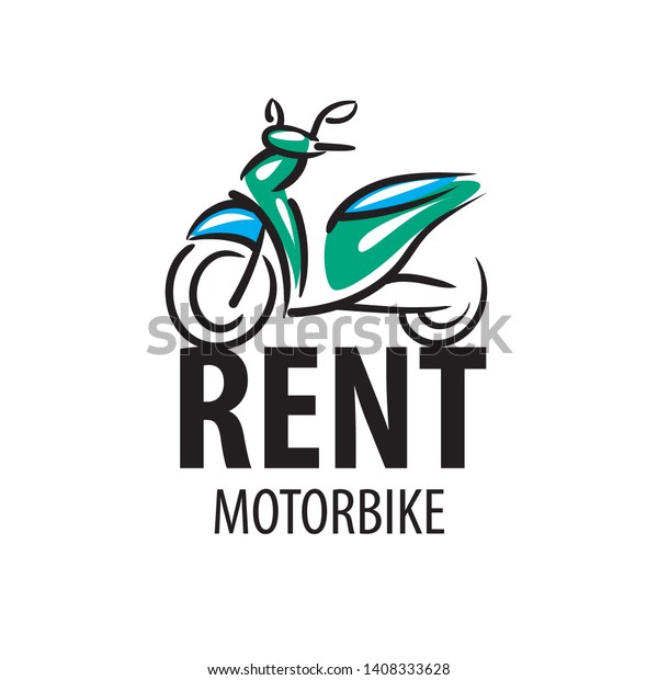 Motorcycle Logo Rent Vector Illustration On: เวกเตอร์สต็อก (ปลอดค่า ...